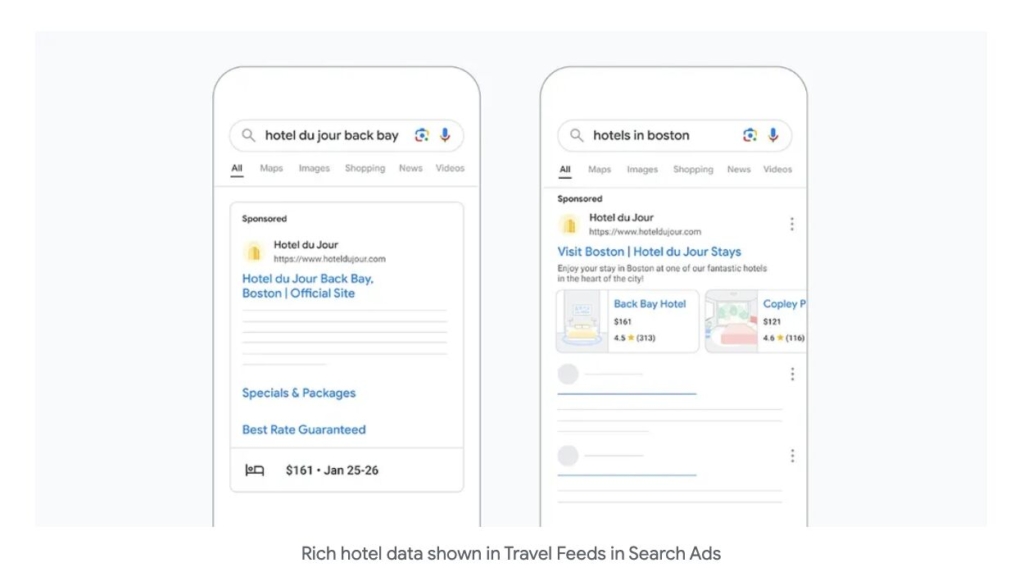 Google Expands Travel Feeds in Search Ads: Hoteliers, Note!