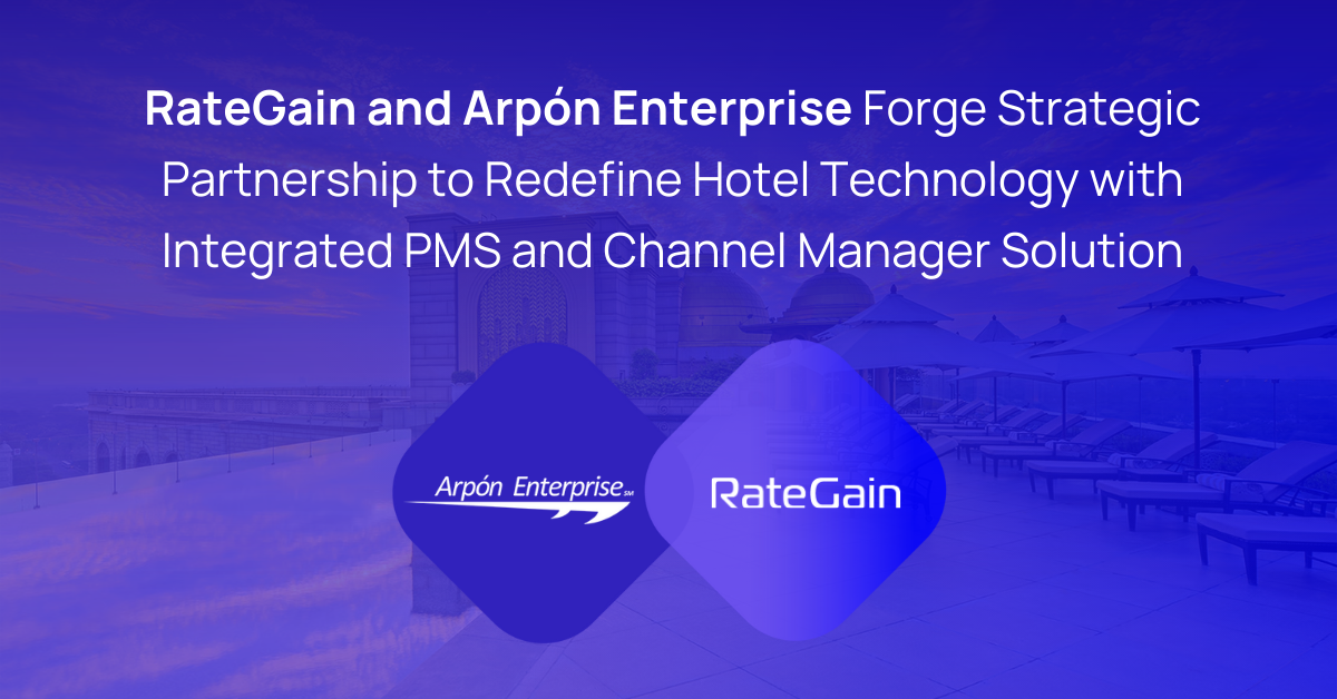 RateGain and Arpón Enterprise Forge Strategic Partnership